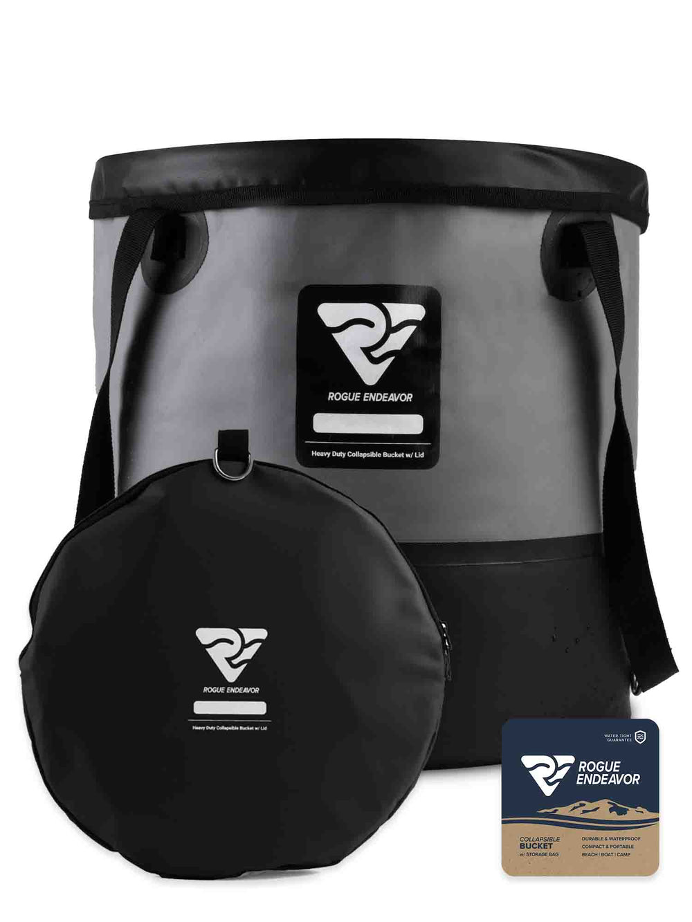 Collapsible Bucket with Lid (5 Gallon) – Rogue Endeavor